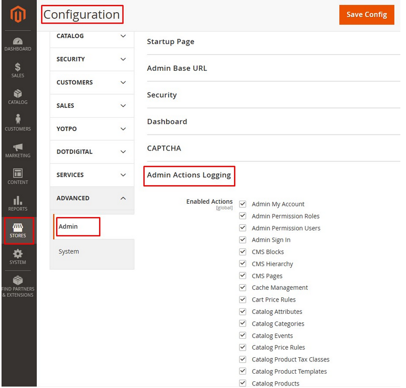 How to Configure Admin Action Logs in Magento 2 | Mageleven